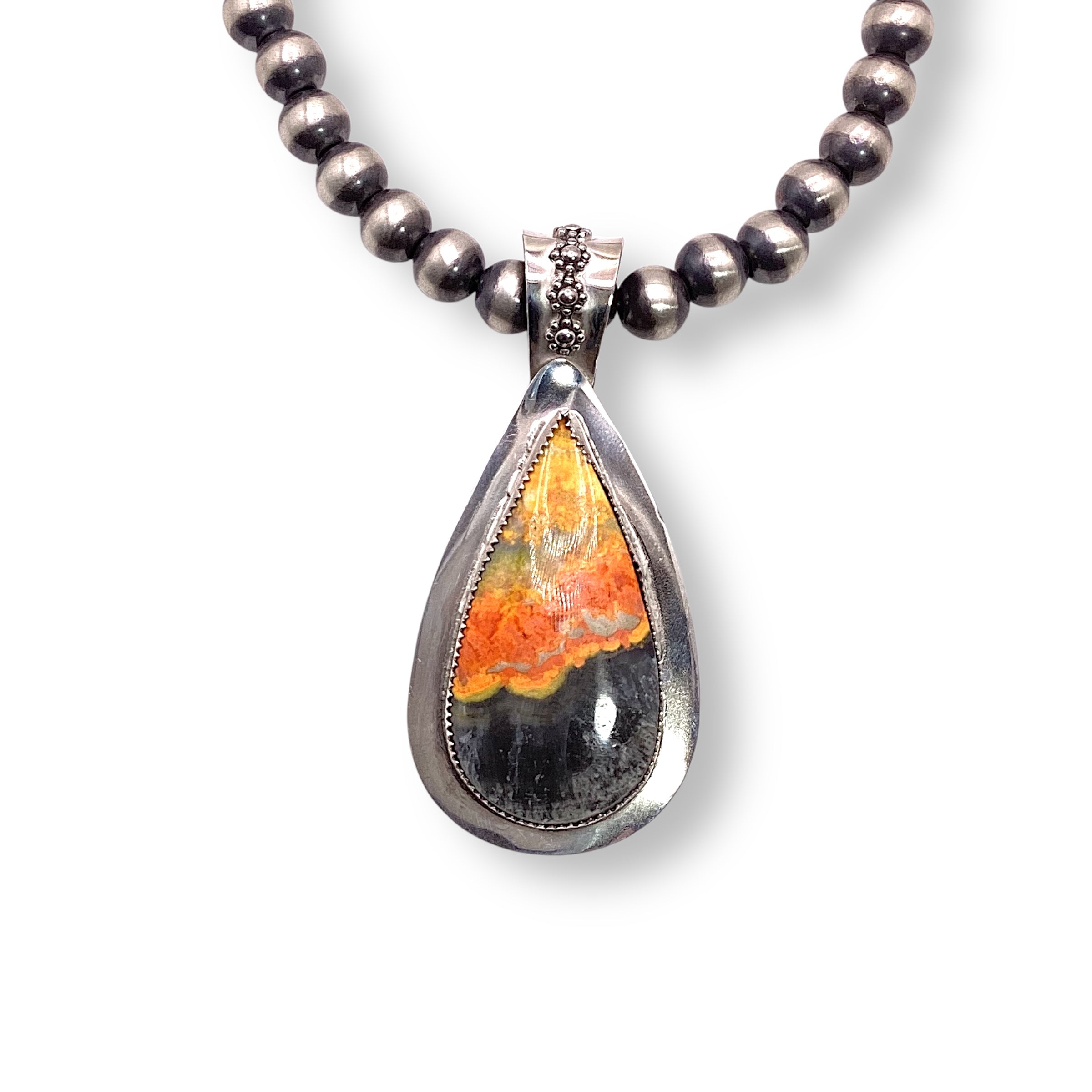 Jody Sawdo Bumblebee Jasper Pendant – Lantern Dancer Gallery