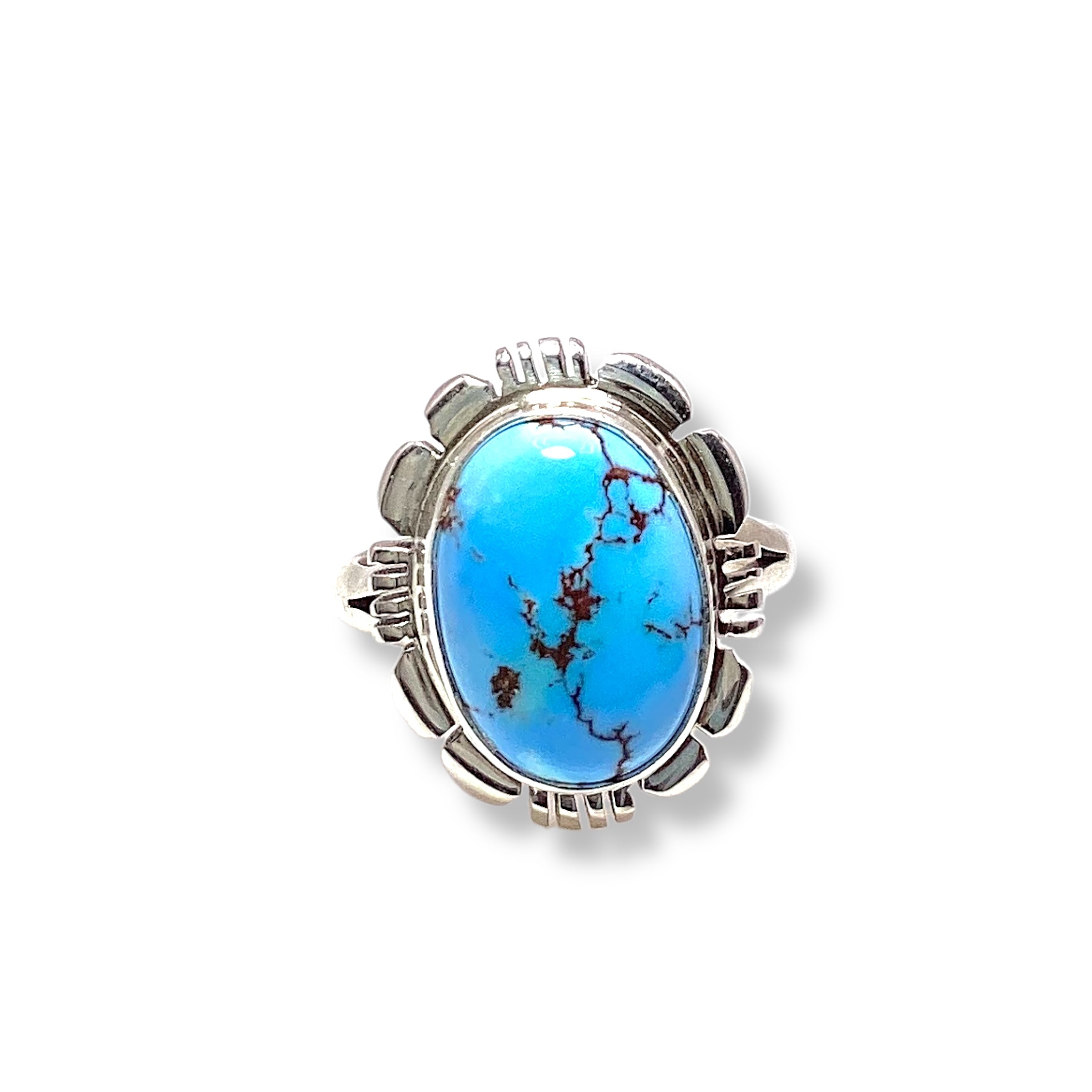 Golden Hills Authentic Natural Turquoise Native American Made Sterling ...