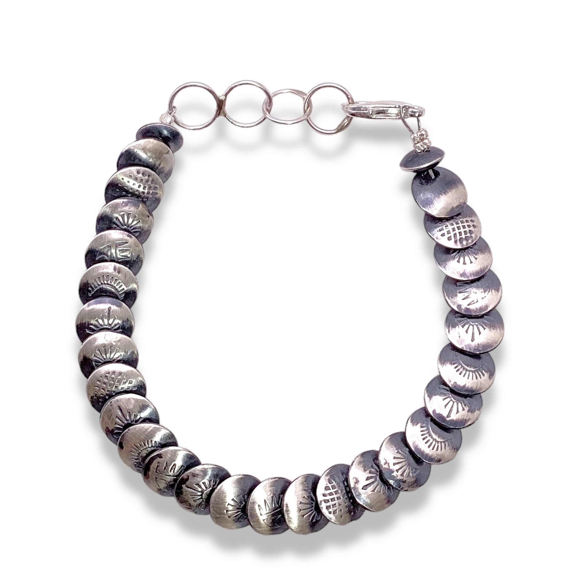 Maryetta Daukei Pillow Top Handmade Navajo Pearl Bracelet in Itty Bitt ...