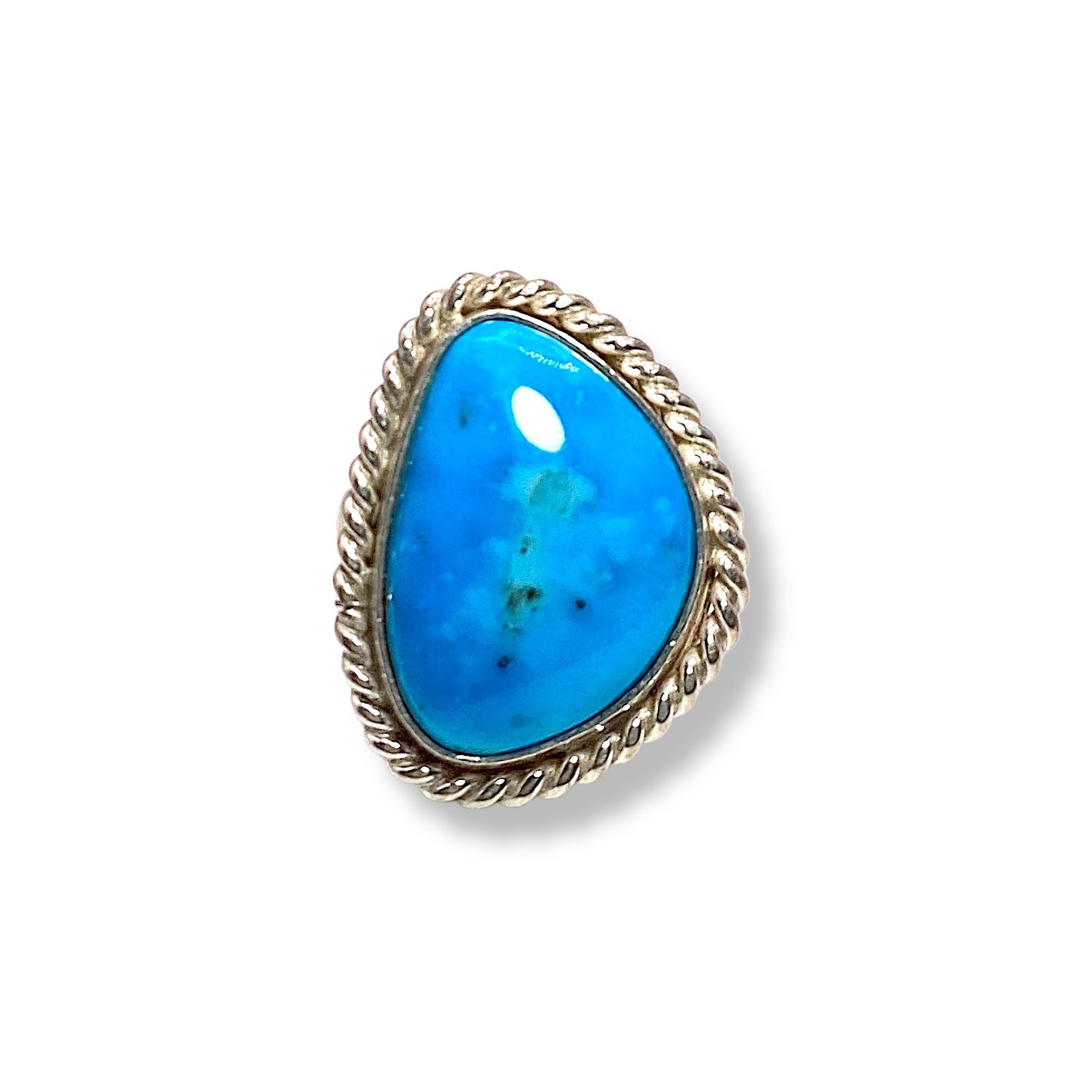 Michael Silberhorn Number 8 Turquoise Sterling Silver Ring – Lantern ...