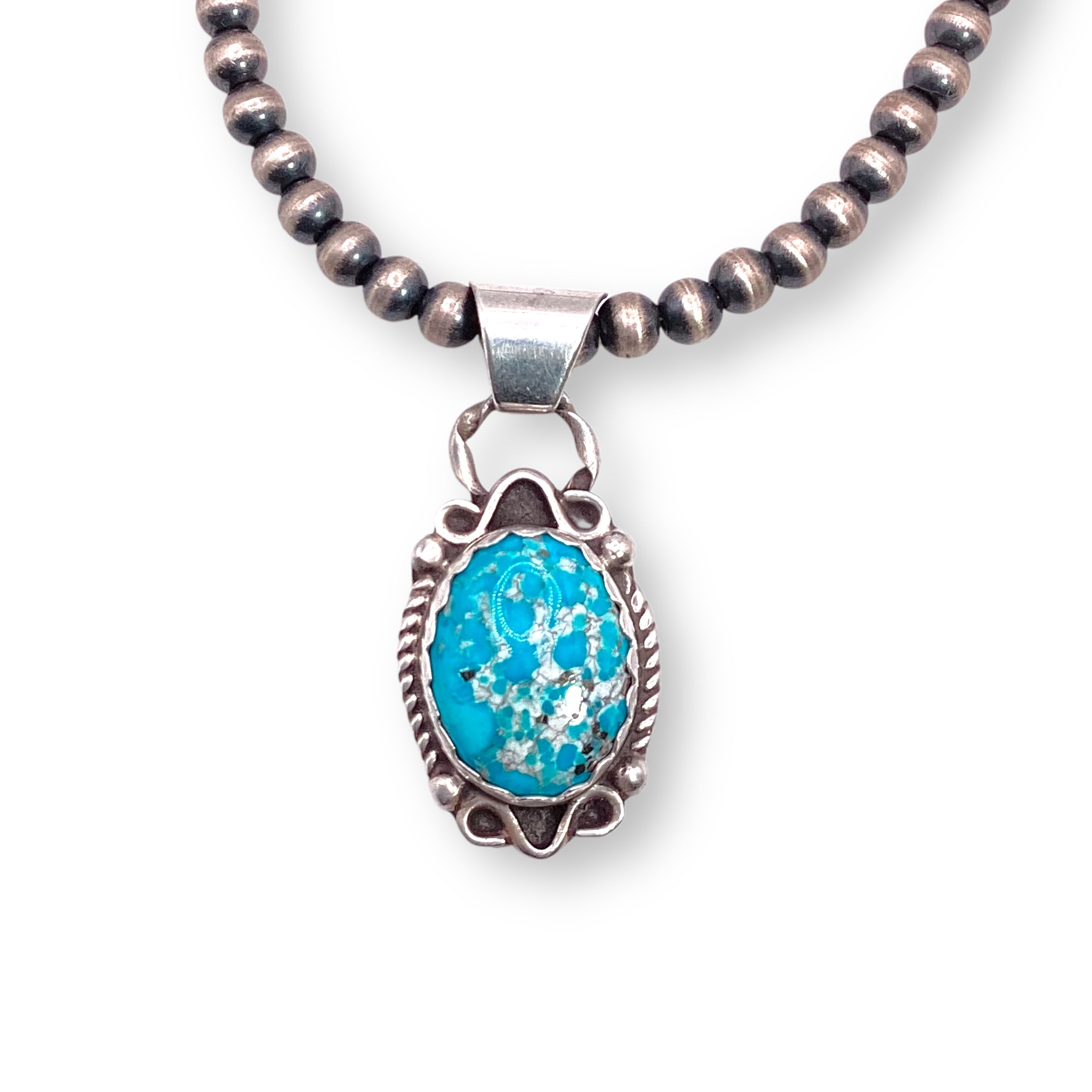 3 Lyanne Goodlucks Son Franklin C Crowther Turquoise Pendant Necklace ...