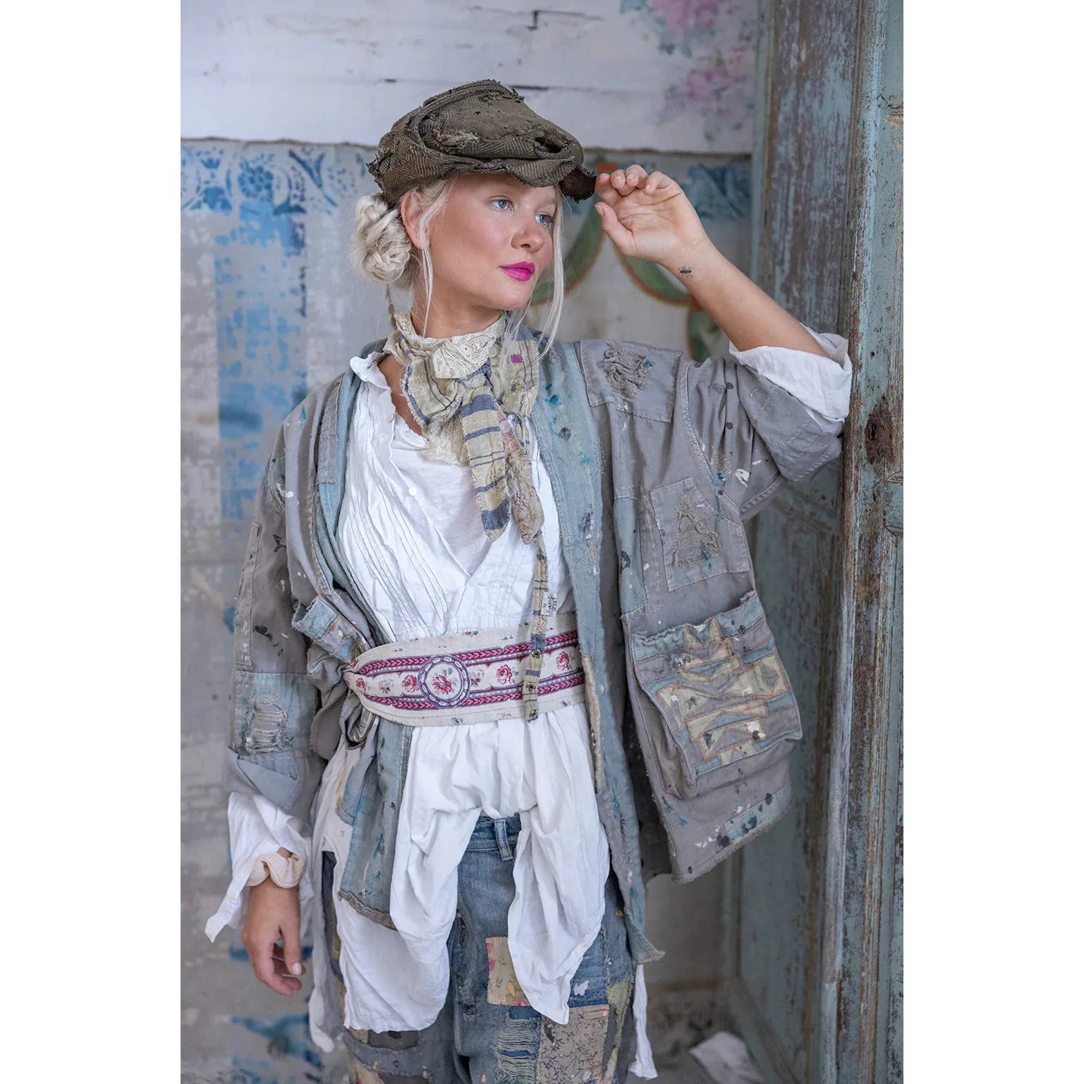 (135804) Tucumcari Kimono - Magnolia Pearl – Lantern Dancer Gallery